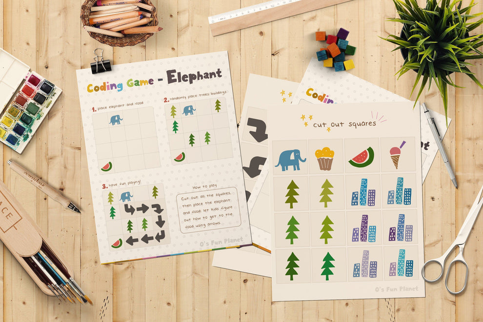 Elephant Coding Game – O's Fun Planet