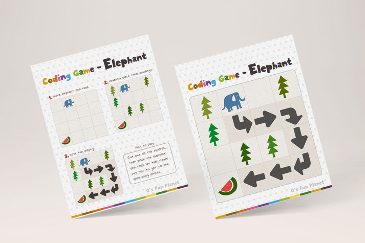 Elephant Coding Game – O's Fun Planet
